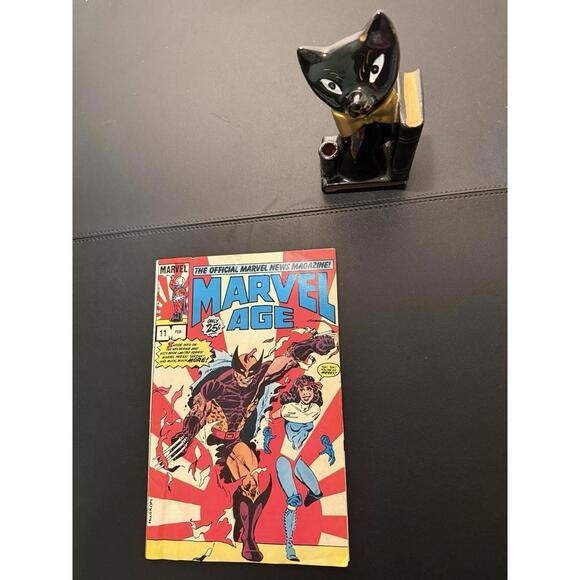 Marvel | Art | Marvel 984 Marvel Age 11 News Magazine Comic Wolverine ...